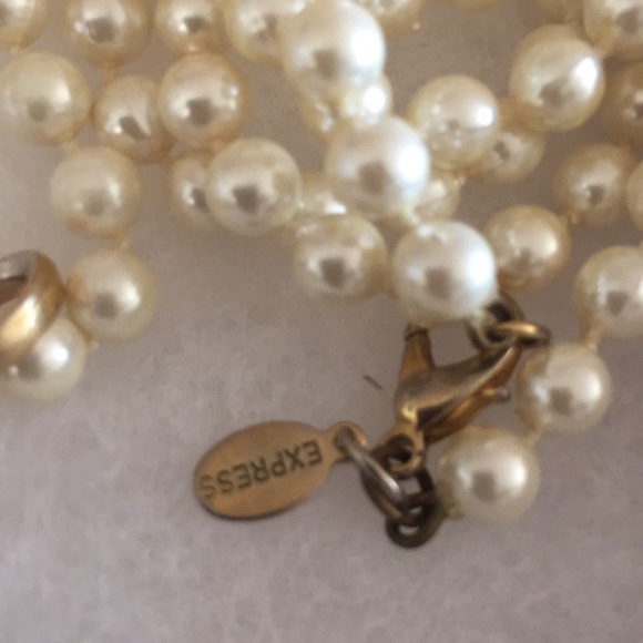Express | Jewelry | Vintage Express Pearl Necklace | Poshmark